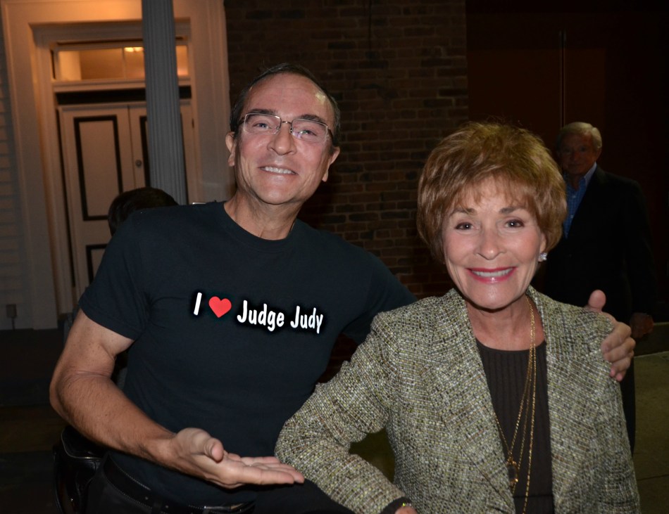 Photo of the day: HANS MEETS JUDGE JUDY ON 17 YEAR TV ANNIVERSARY ...